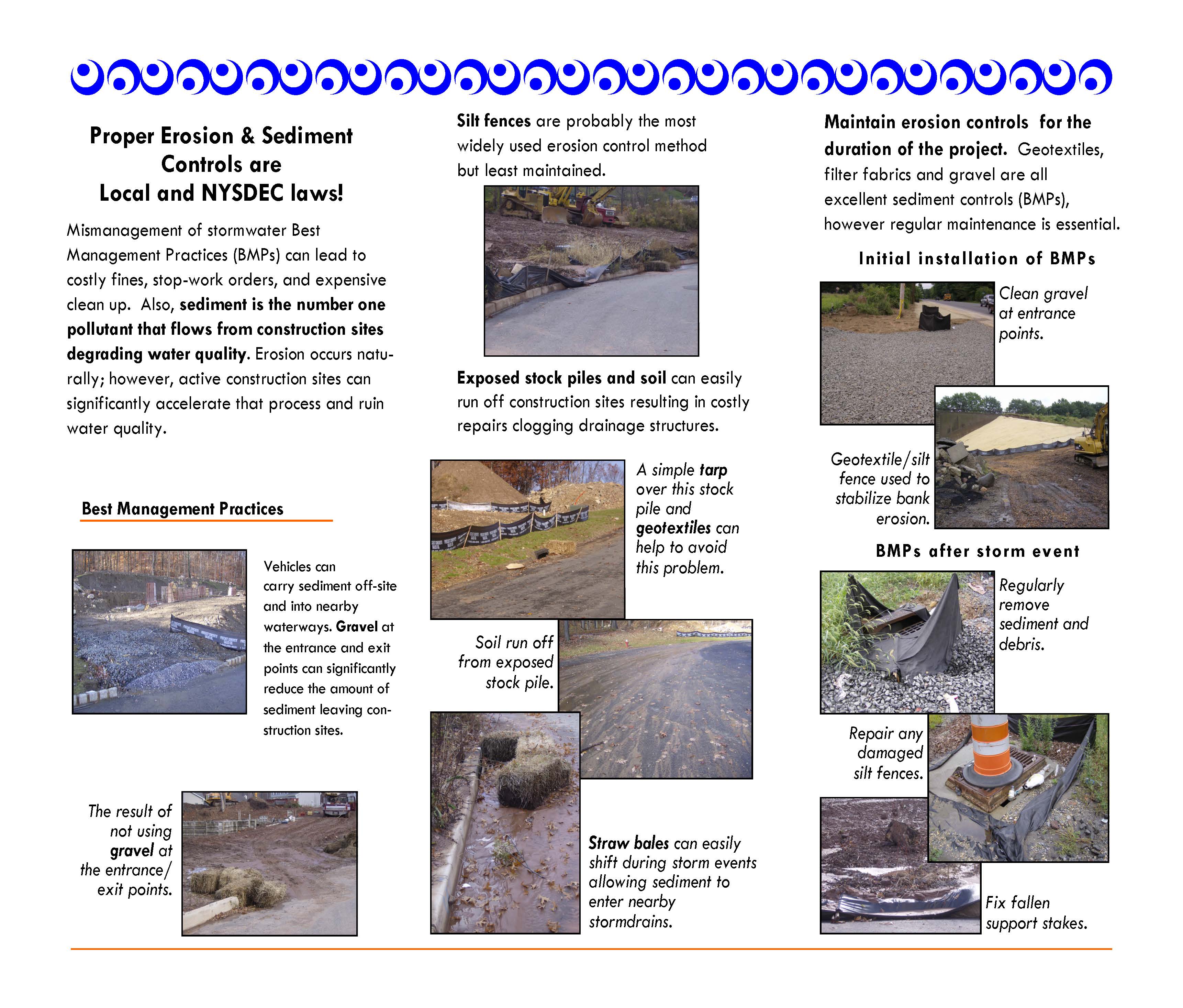 Stormwater Regulations: Erosion & Sediment Controls